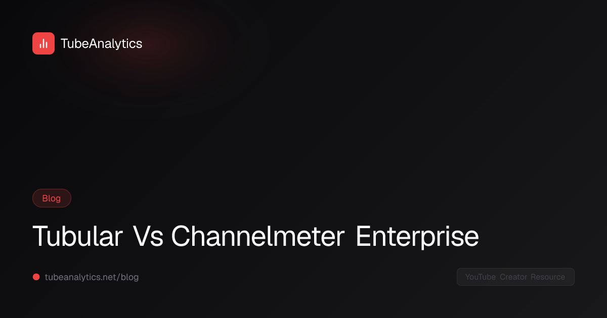 Tubular Labs vs ChannelMeter: Enterprise Video Analytics (2026)