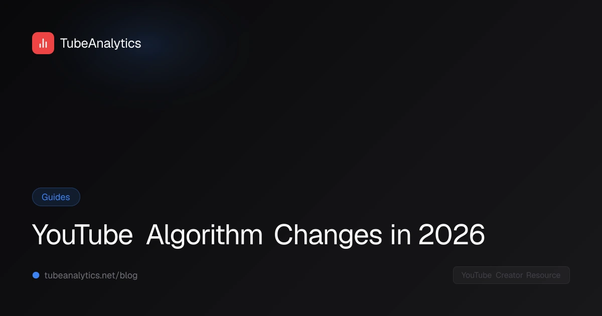 YouTube Algorithm Changes in 2026